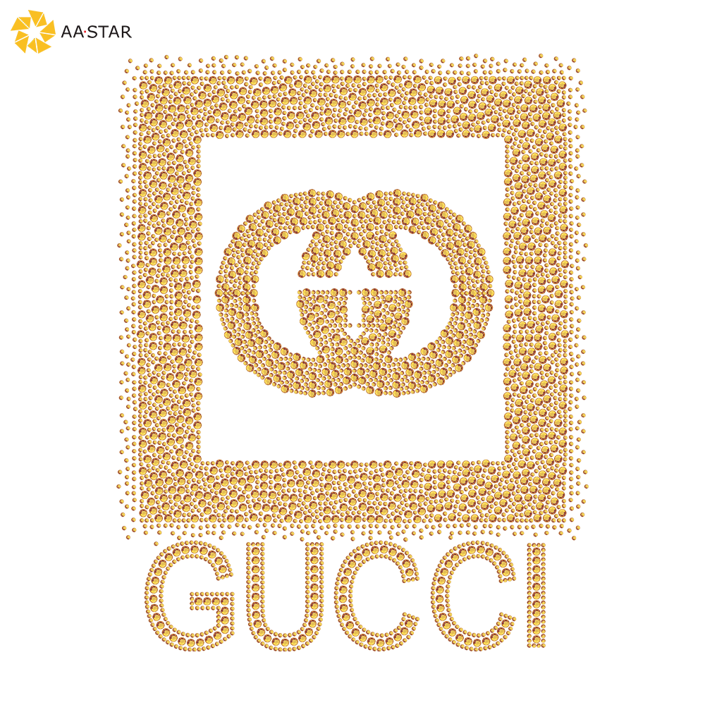 Custom bling hotfix rhinestone transfer logo motif iron on for t shirt
