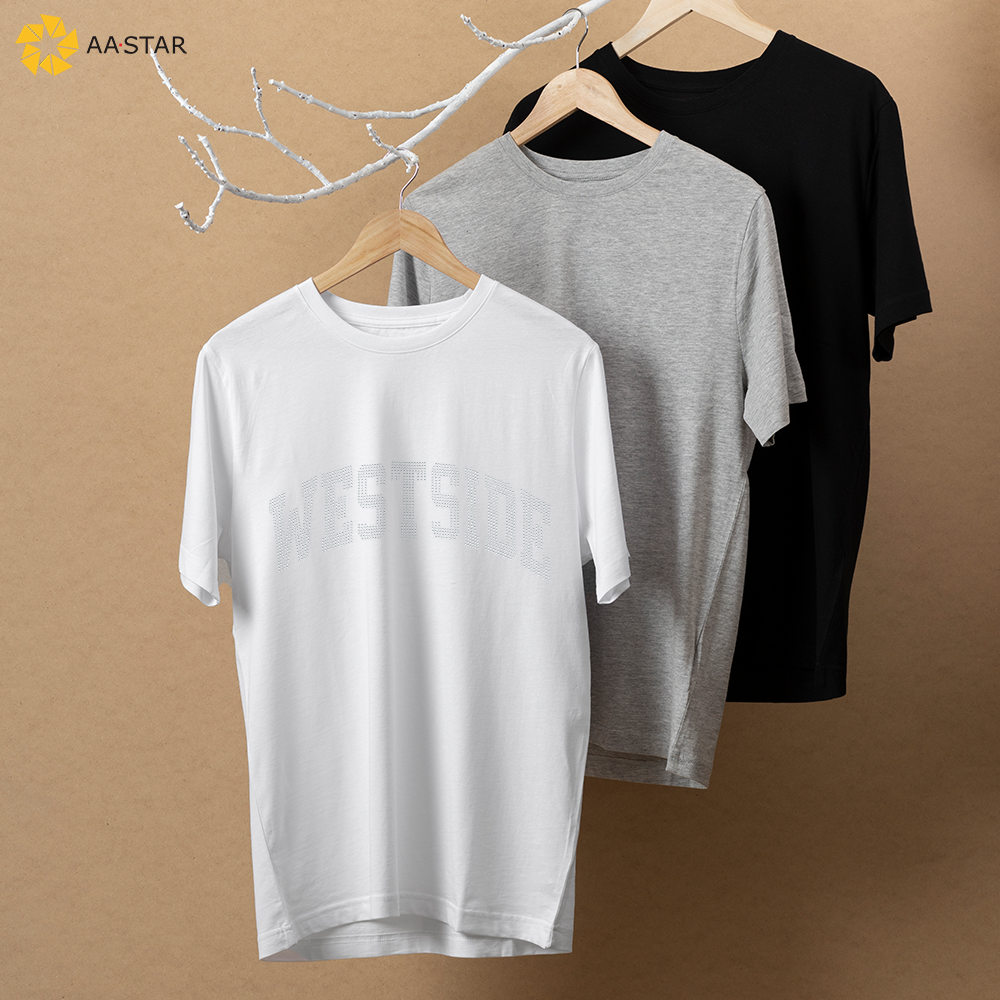 WESTSIDE iron on rhinestone crystals transfer letters